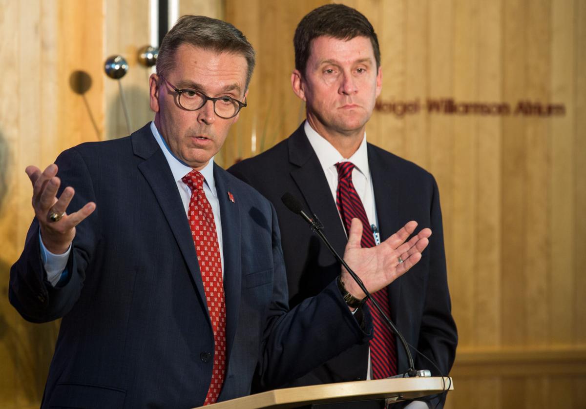 Chancellor Green announces Bill Moos as new NU athletic director ...