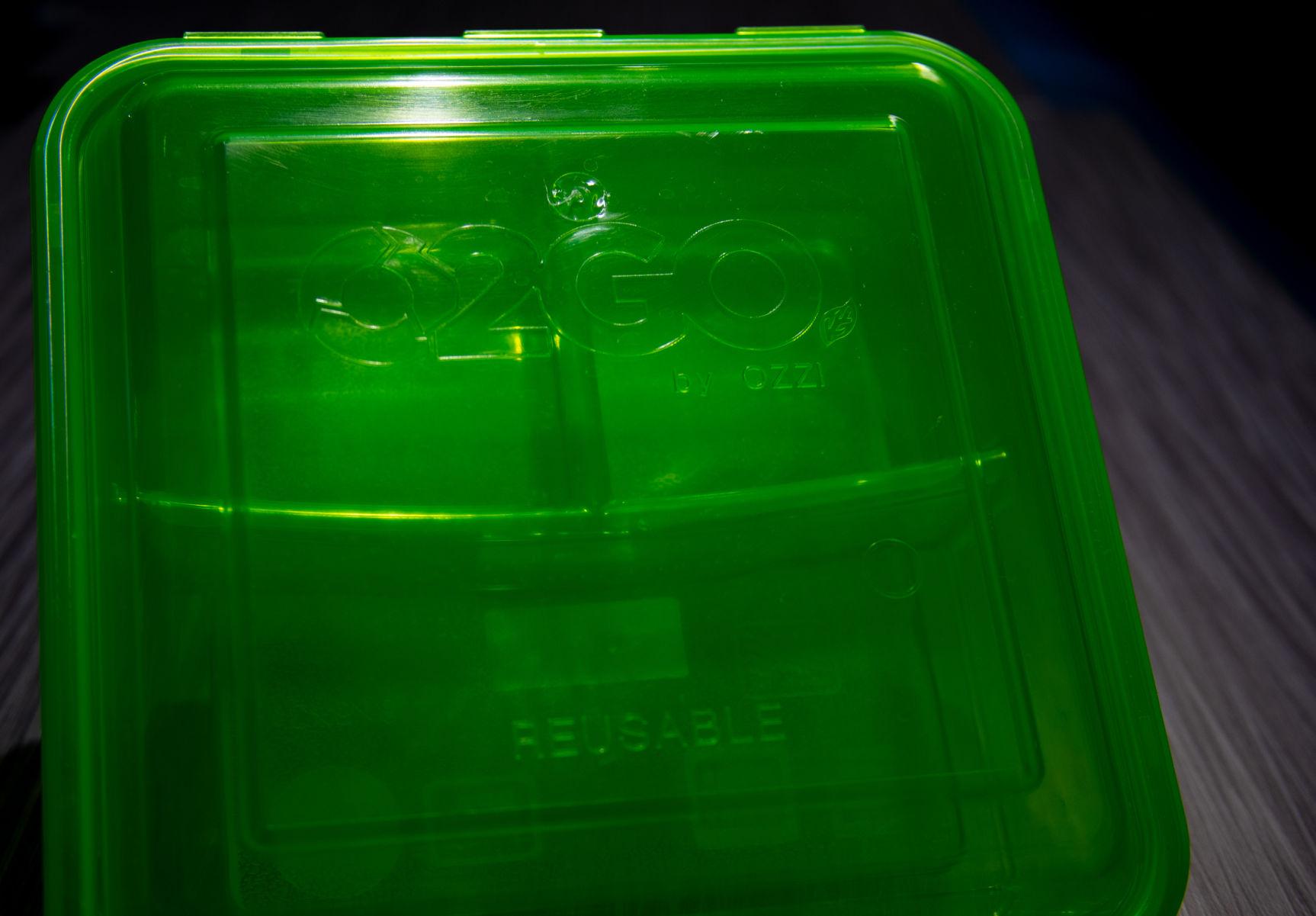 UNL Dining introduces reusable food containers at Husker Heroes | News ...