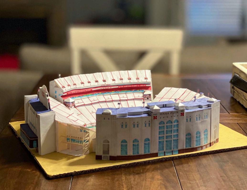 Man builds paper Memorial Stadium to pay respect to history | Sports ...