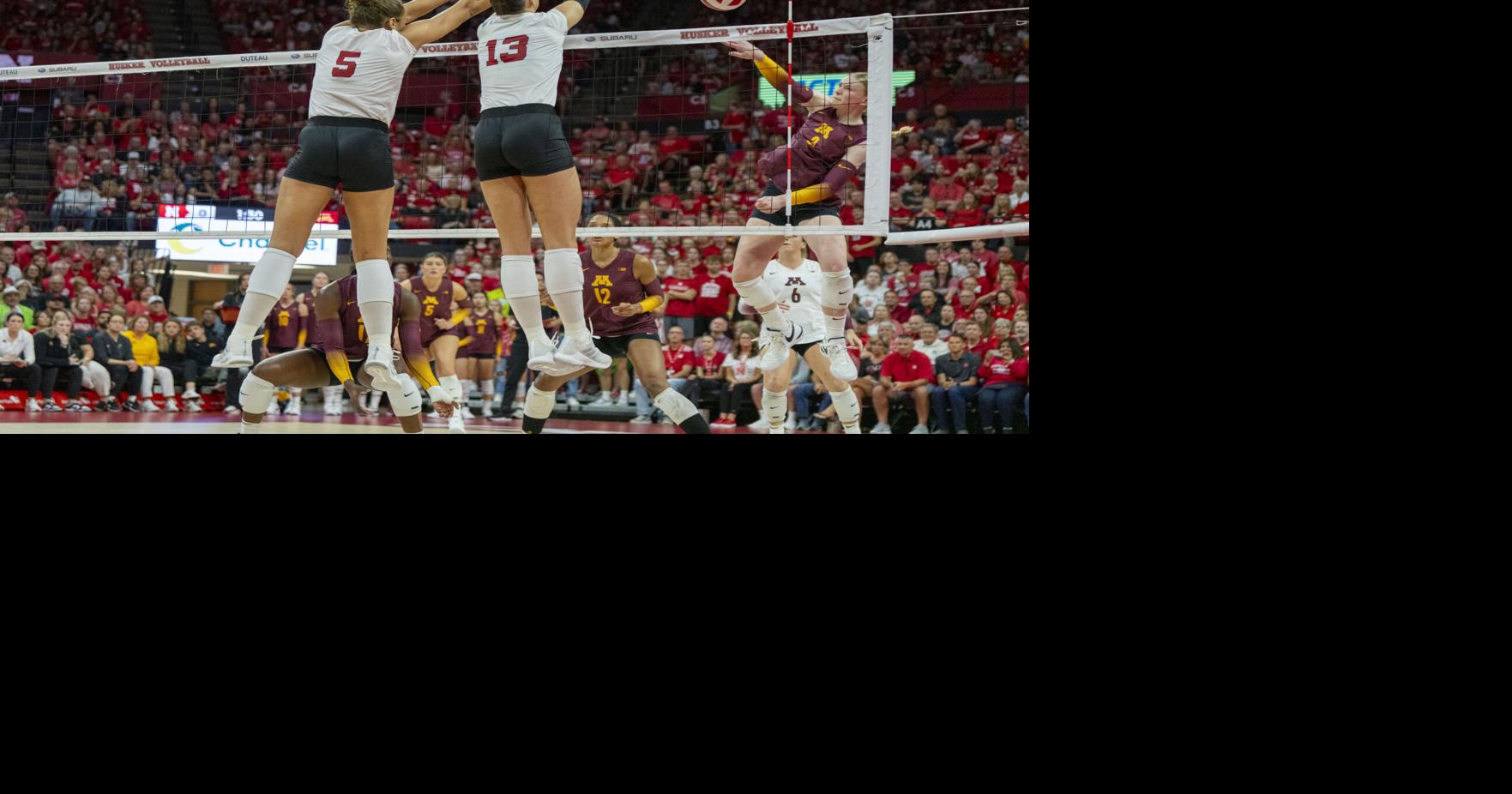 Nebraska volleyball sweeps No. 12 Minnesota ahead of two-game road ...