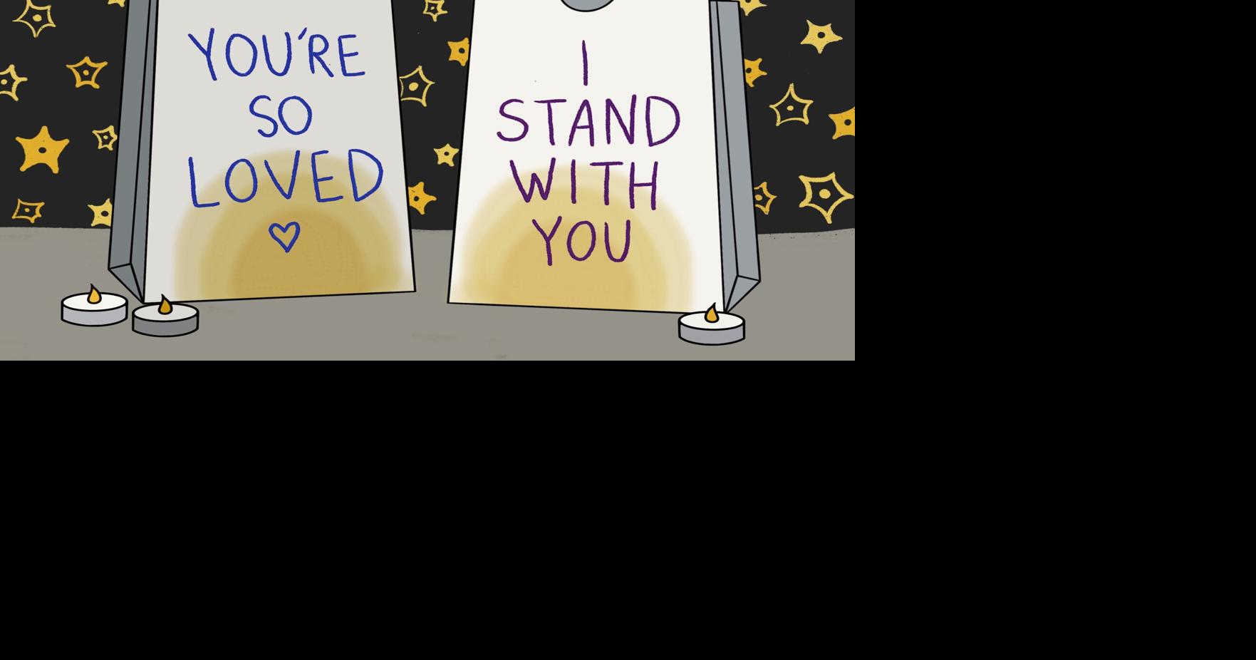 Luminarias shine messages of support during Sexual Assault Awareness ...