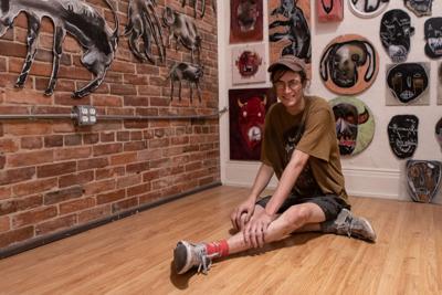 Local artist reveals exhaust that accompanies creating | Culture ...