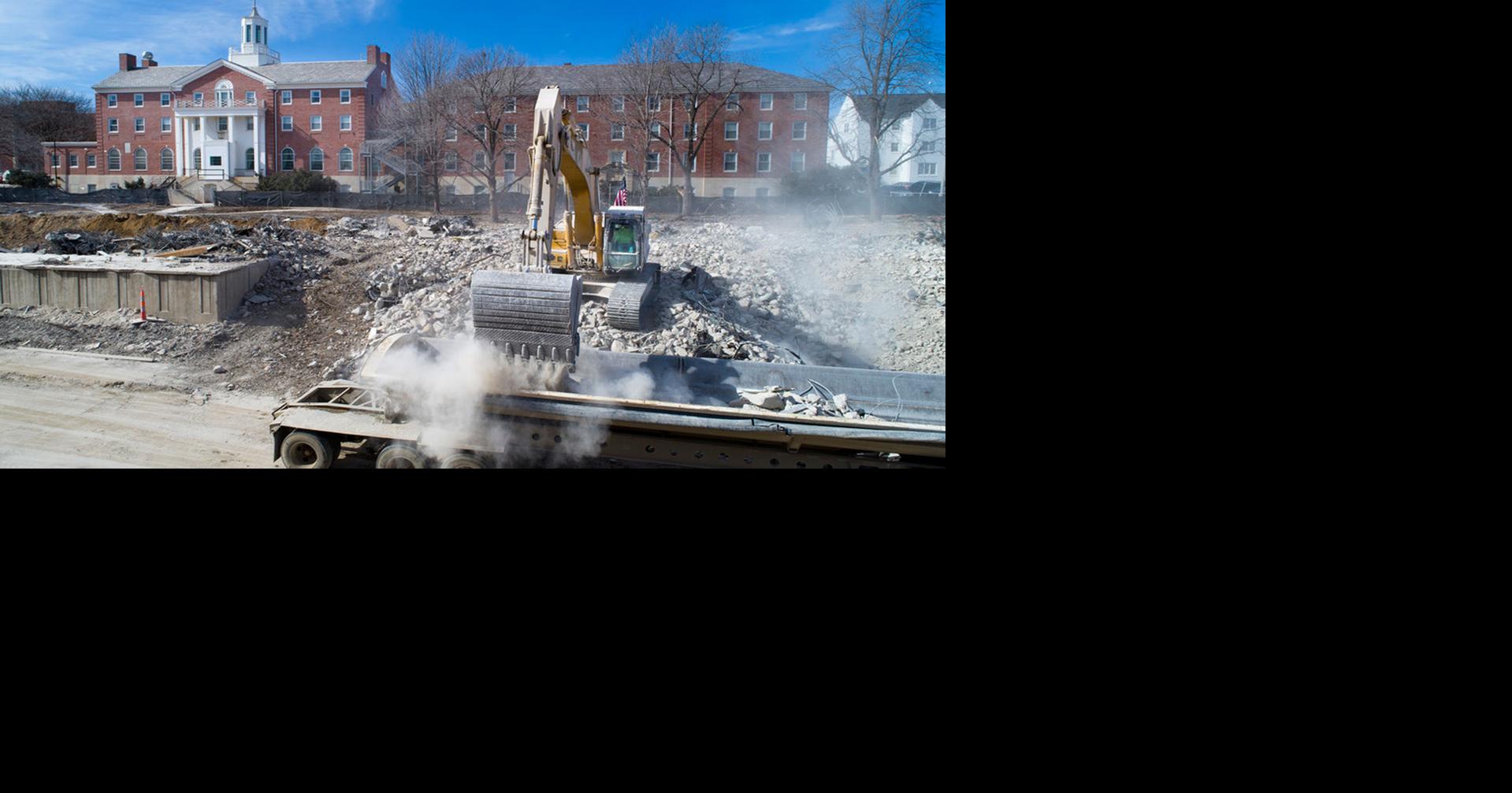 Cather and Pound residence halls demolition used for data research ...