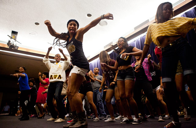 Multicultural fraternities and sororities display their moves in the ...
