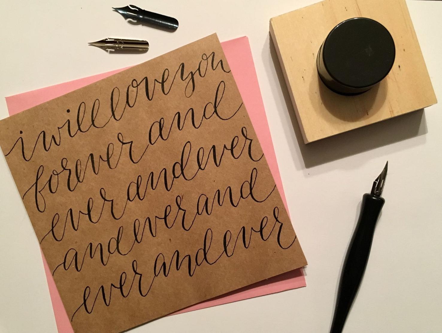 Calligraphy hobby-turned-business draws attention for UNL graduate ...
