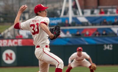 Pitcher Cade Povich helps Nebraska baseball to first place in the Big ...