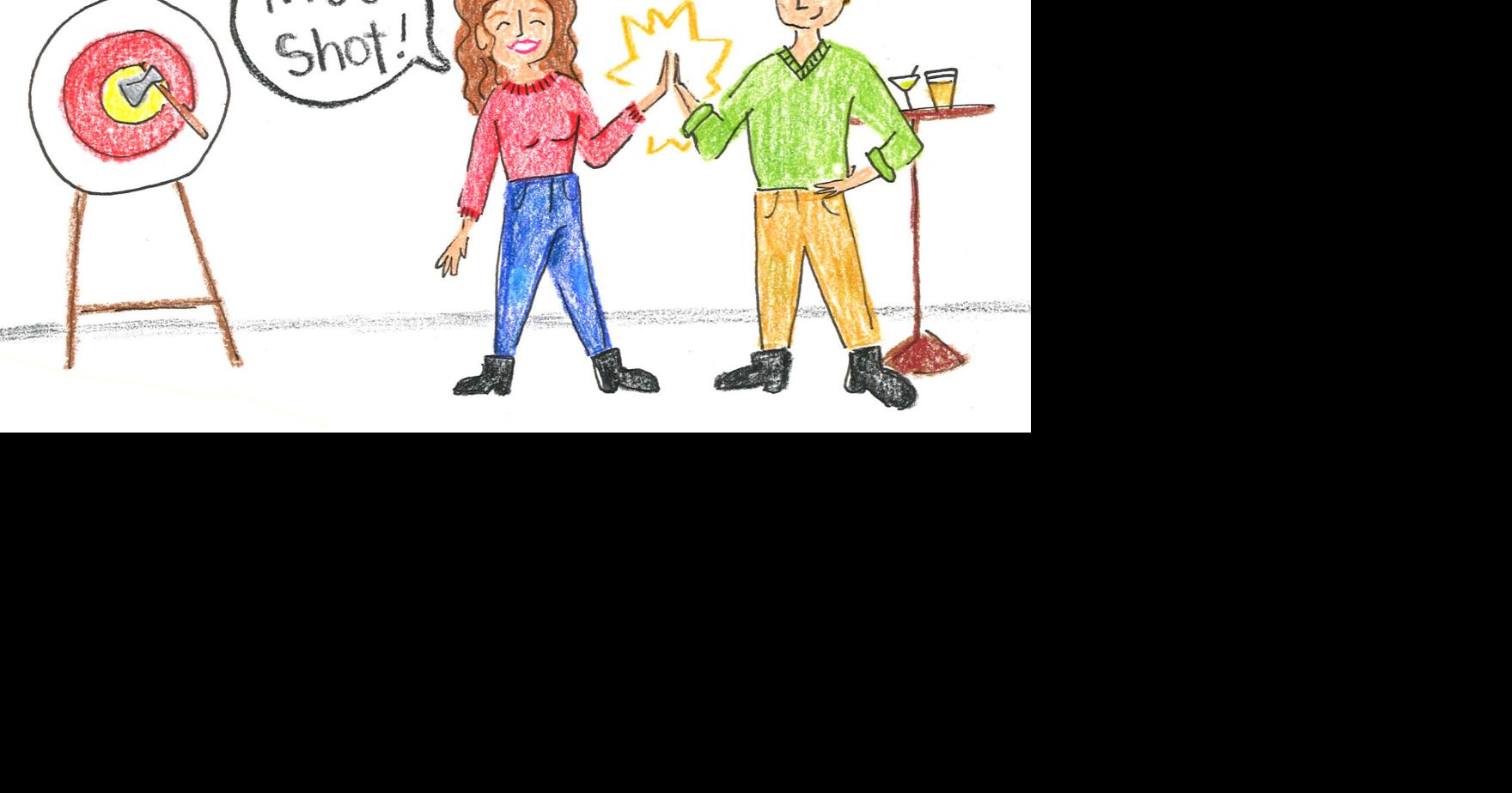 POINT: Axe-throwing bars provide a fun, different escape from reality ...