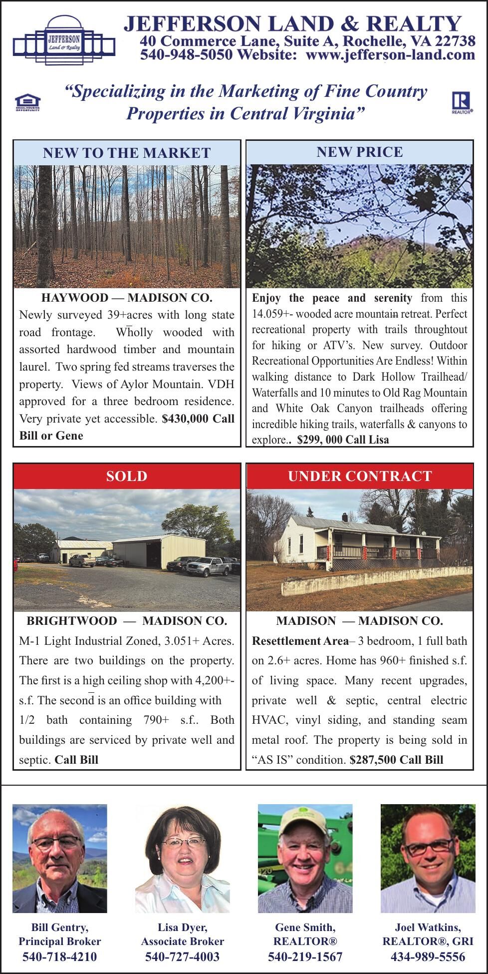 JEFFERSON LAND & REALTY