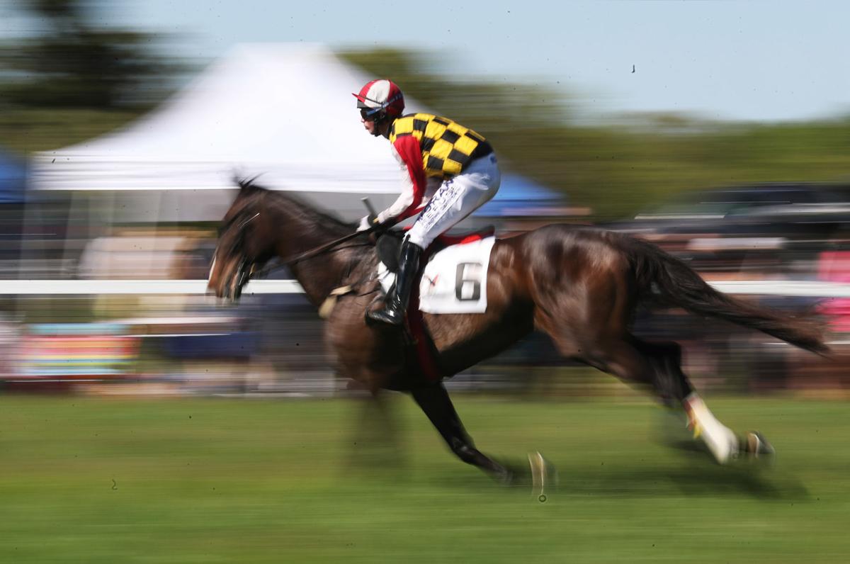 Students gather at Foxfield Races for spring race