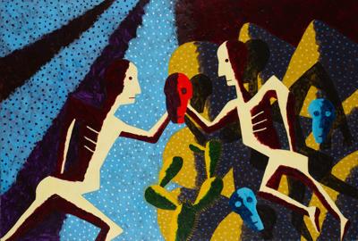 Artist Russ Warren's new work at Les Yeux du Monde explores mortality