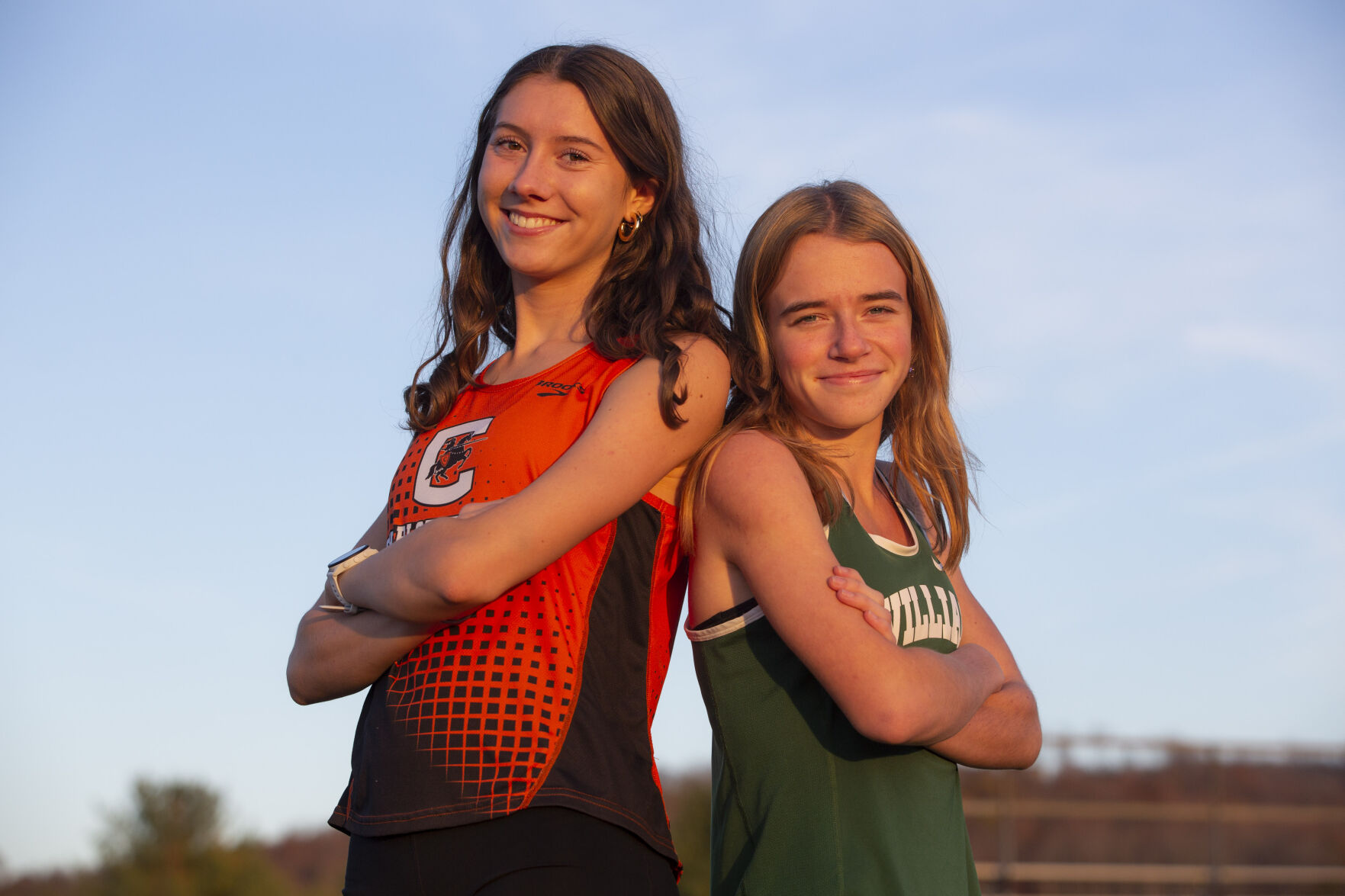 2025 All Central Virginia girls cross country team