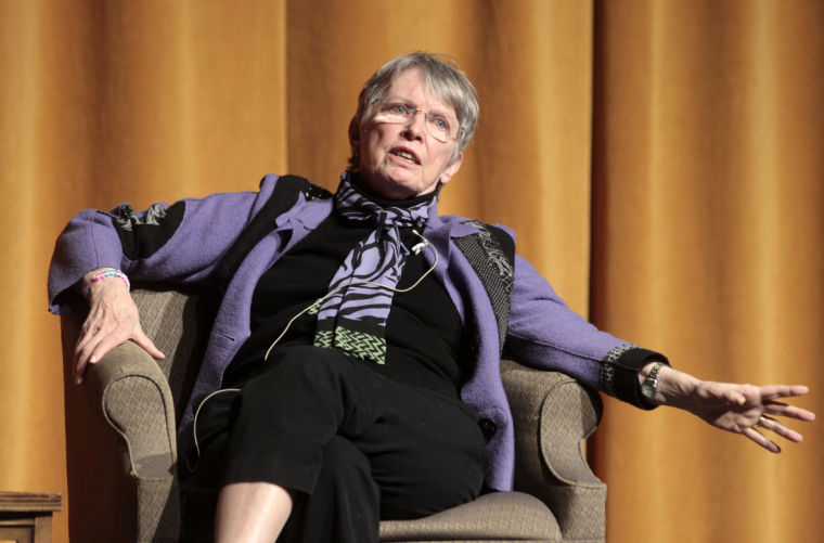 Lois Lowry talks about her writing process on last day of book festival