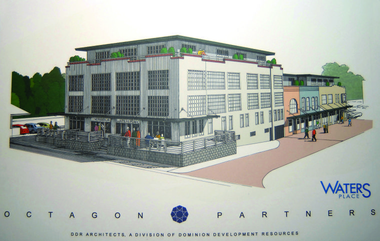 Waters Place project at standstill