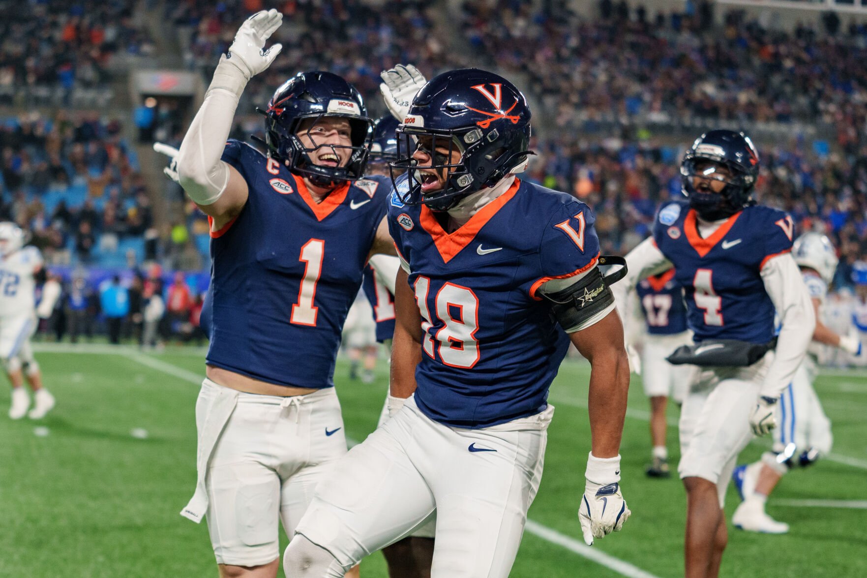 UVa football's freshmen want to 'keep stacking' on success