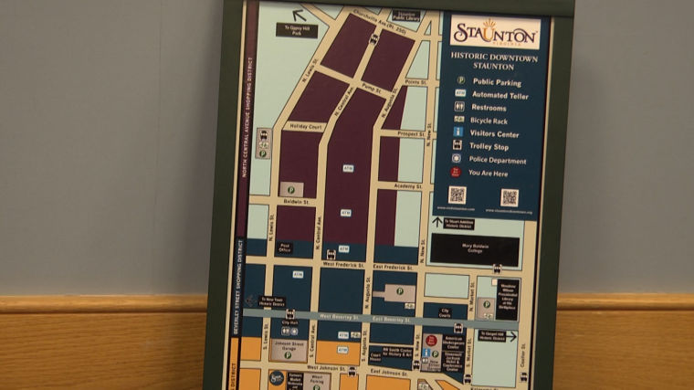 Staunton prepares maps for downtown