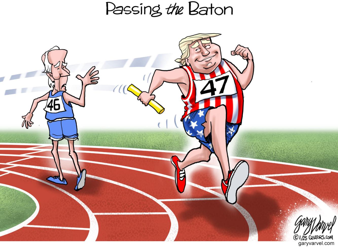 14 political cartoons return Donald Trump to the White House
