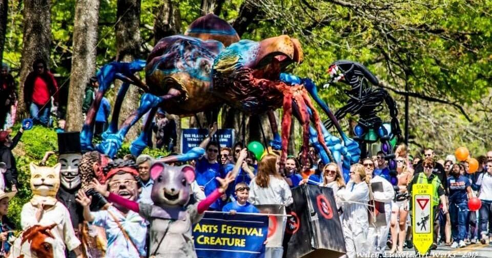 Join the whimsy and fun of a UVa puppet parade