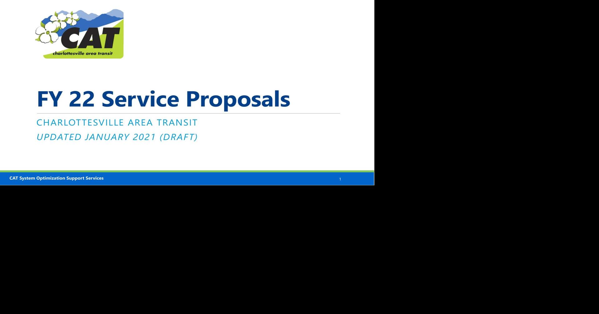 Changes to CAT bus service proposed in hopes of increasing ridership