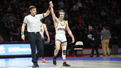 Virginia wrestler Jack Mueller wins ACC championship at 125 pounds