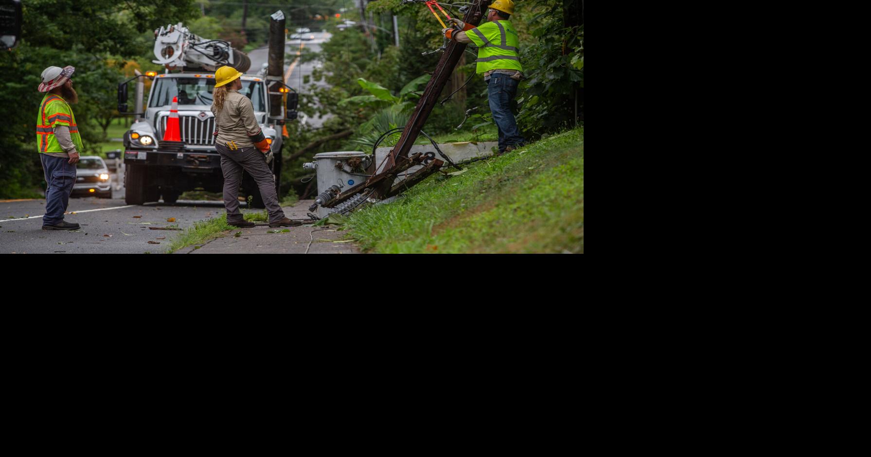 Scenes from Charlottesville after Tropical Storm Debby