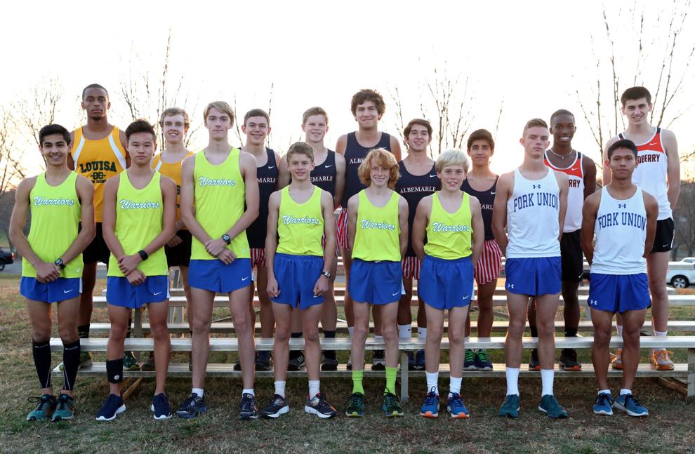 2016 All-Central Virginia boys cross country team