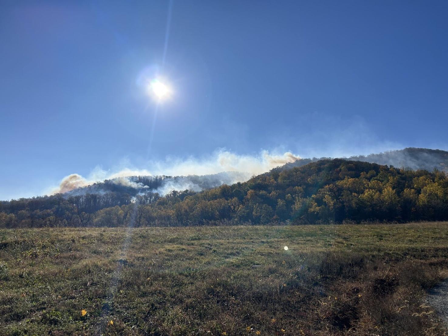 Virginia wildfire could reach 1,600 acres, officials say