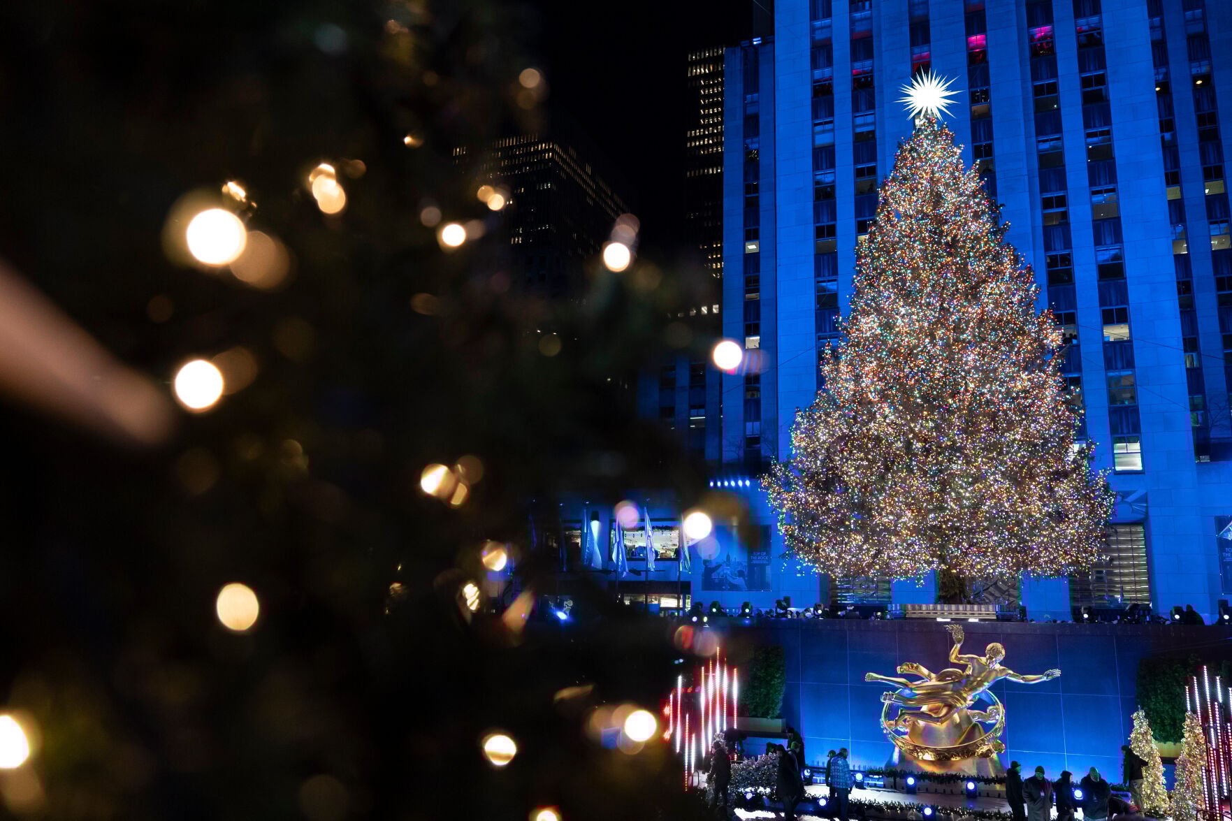 Photos show a world aglow with holiday lights
