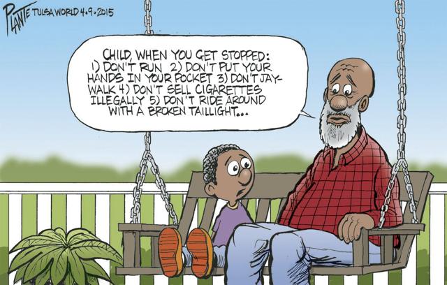 Opinion/Cartoon: Racial Discrimination
