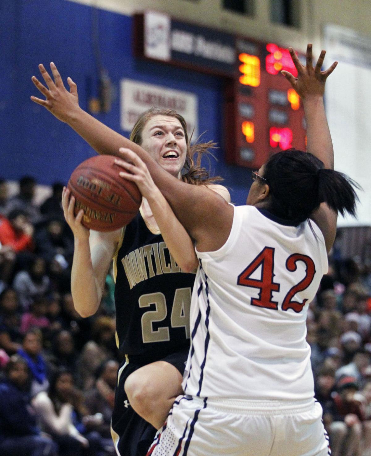 Albemarle vs. Monticello girls basketball