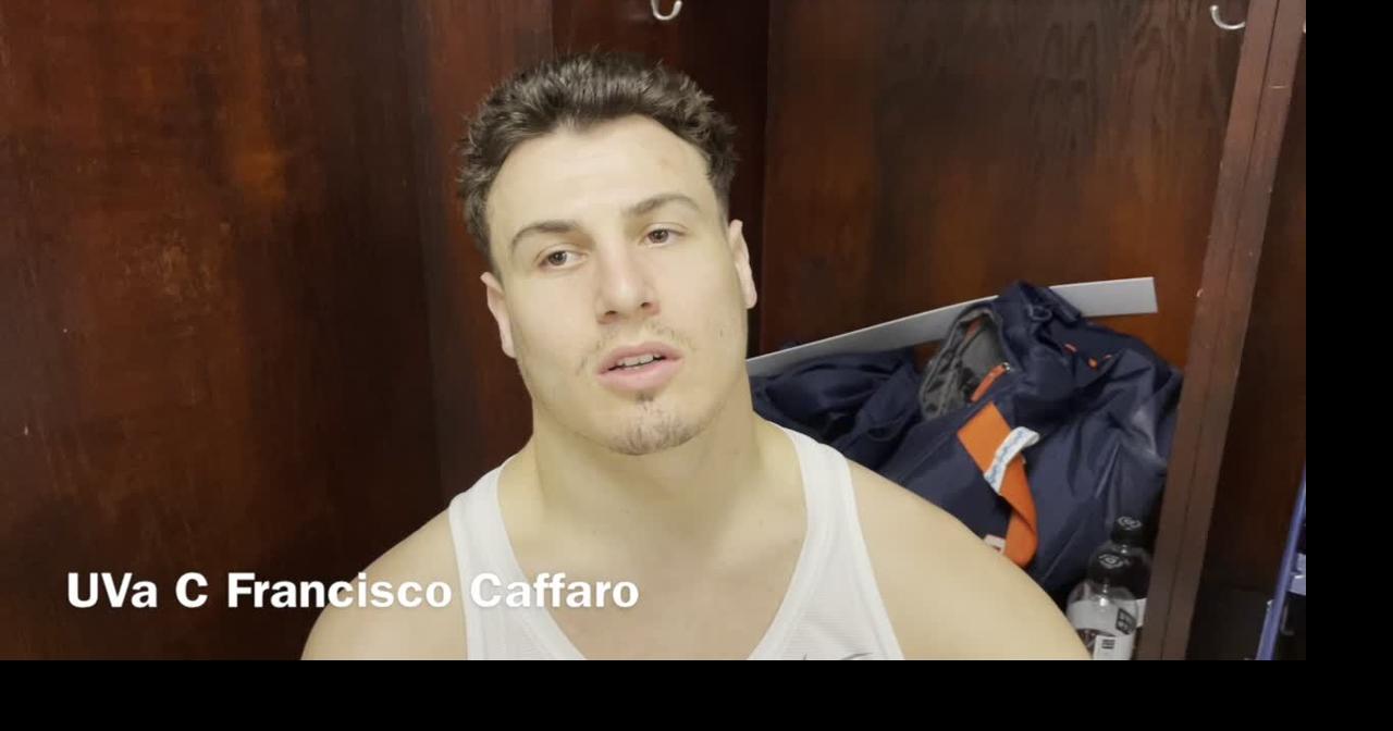 Video: UVa C Francisco Caffaro on starting in the Cavaliers' win over UNC