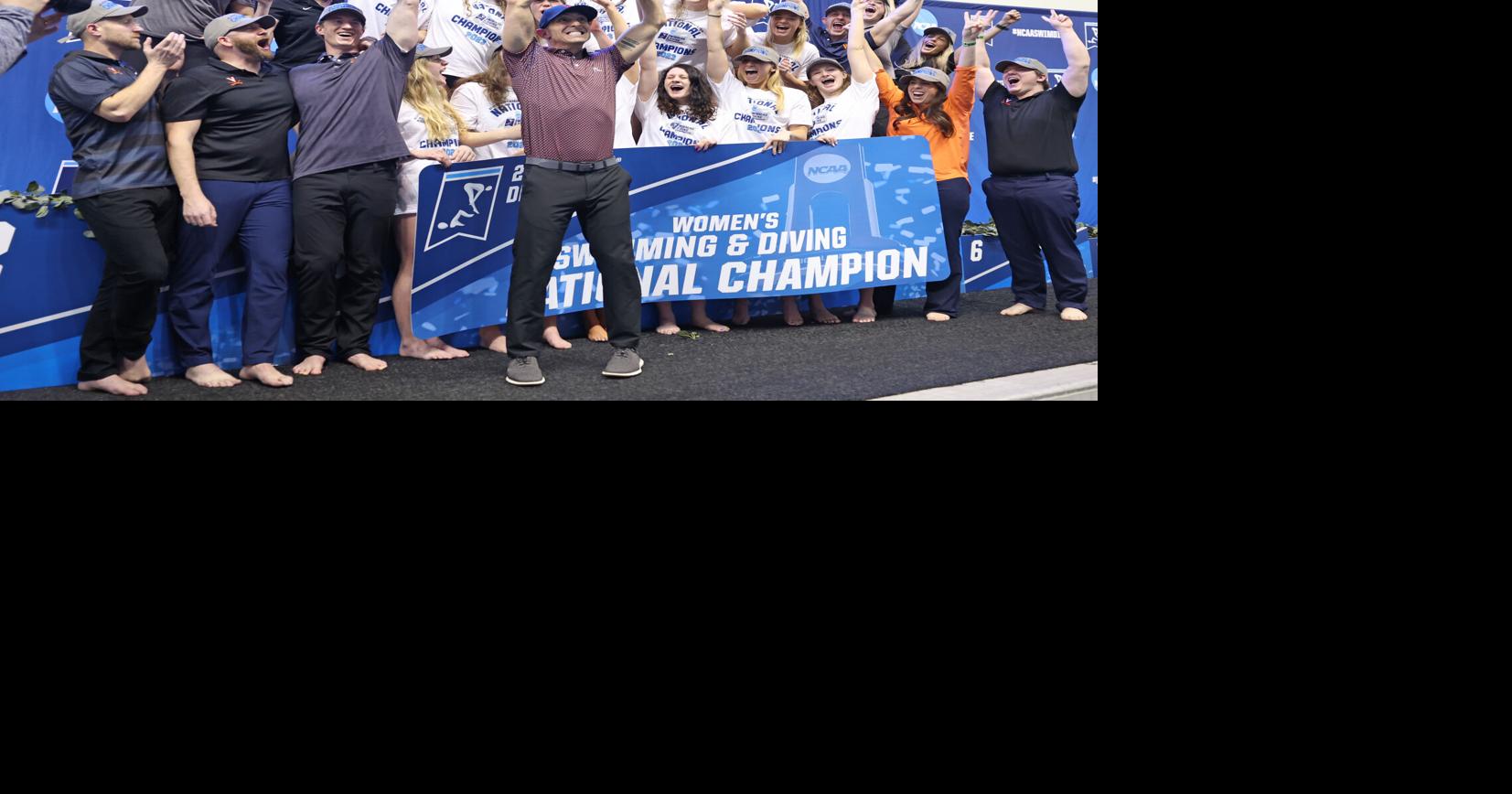 Virginia women's swimming and diving team wins third straight national ...