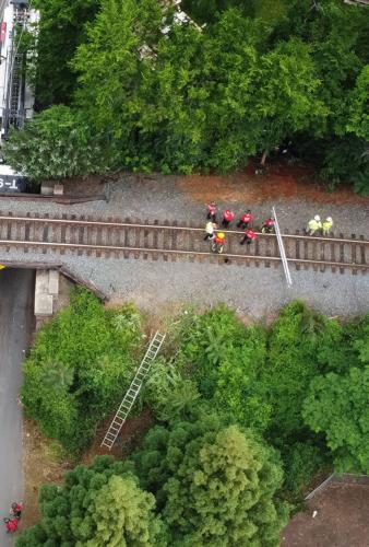Man who drove Buick sedan over train tracks gets conviction