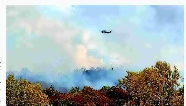 Quaker Run wildfire burns through 425 acres