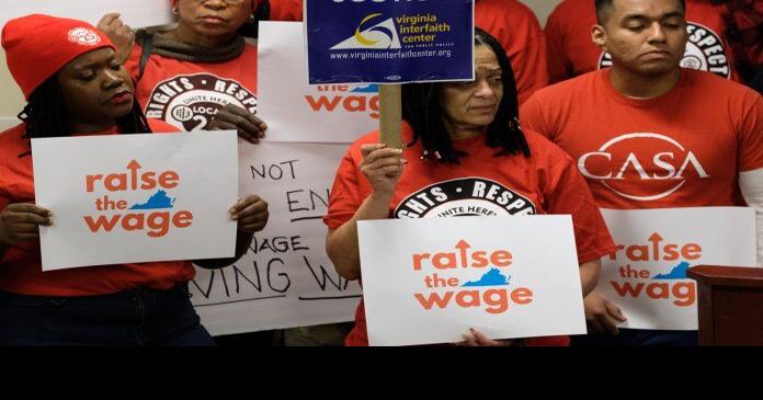 Virginia’s minimum wage rises to $9.50 an hour on Saturday — the first ...
