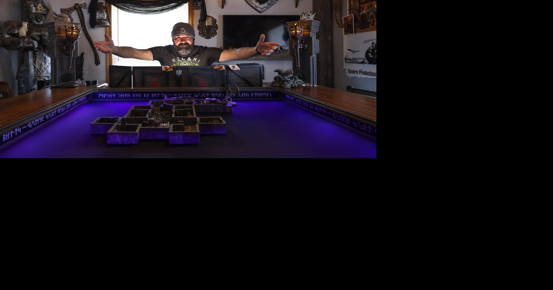 He builds tables for Dungeons & Dragons players. They sell for over ...