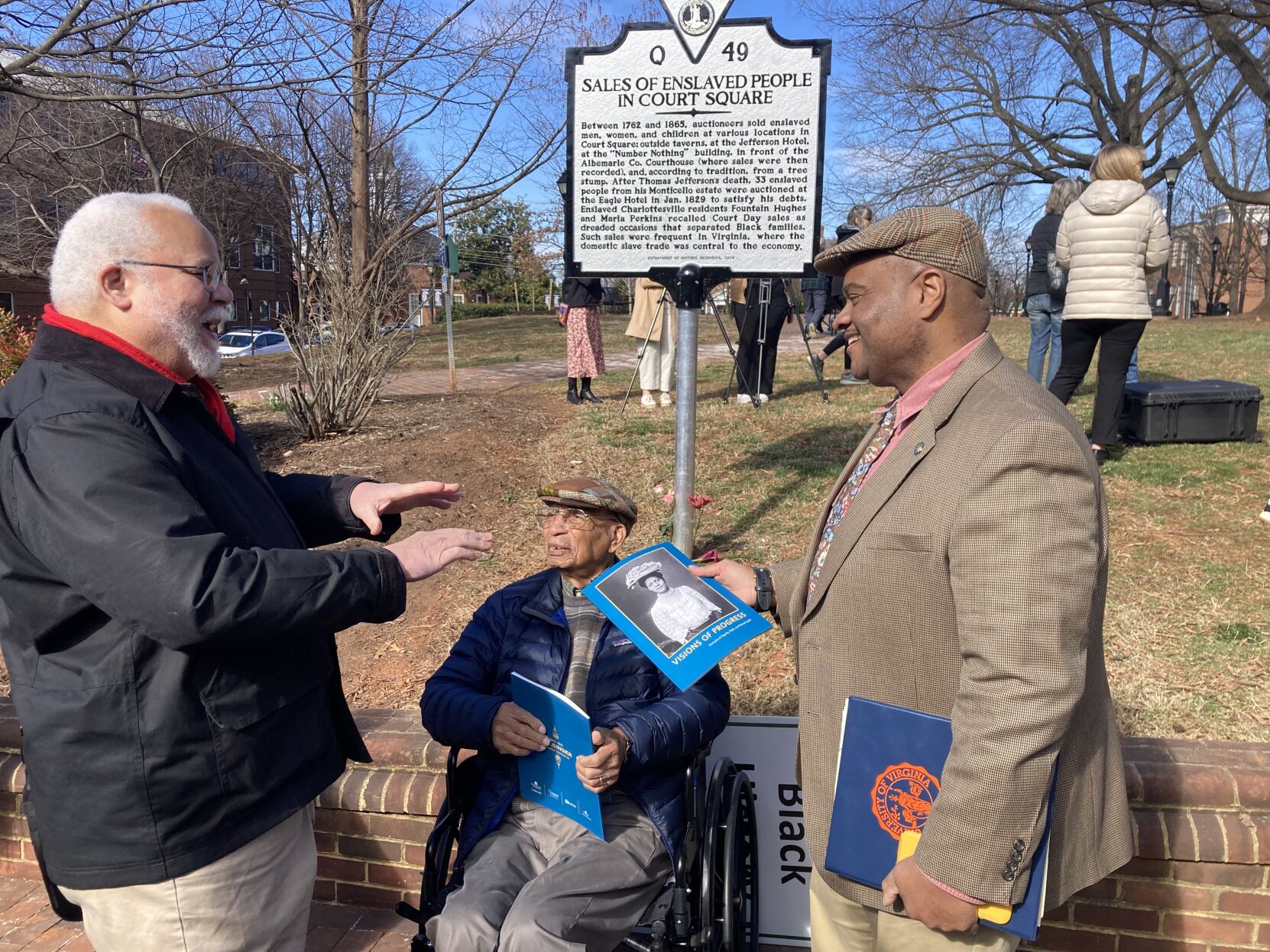 Charlottesville leaders unveil new slavery marker
