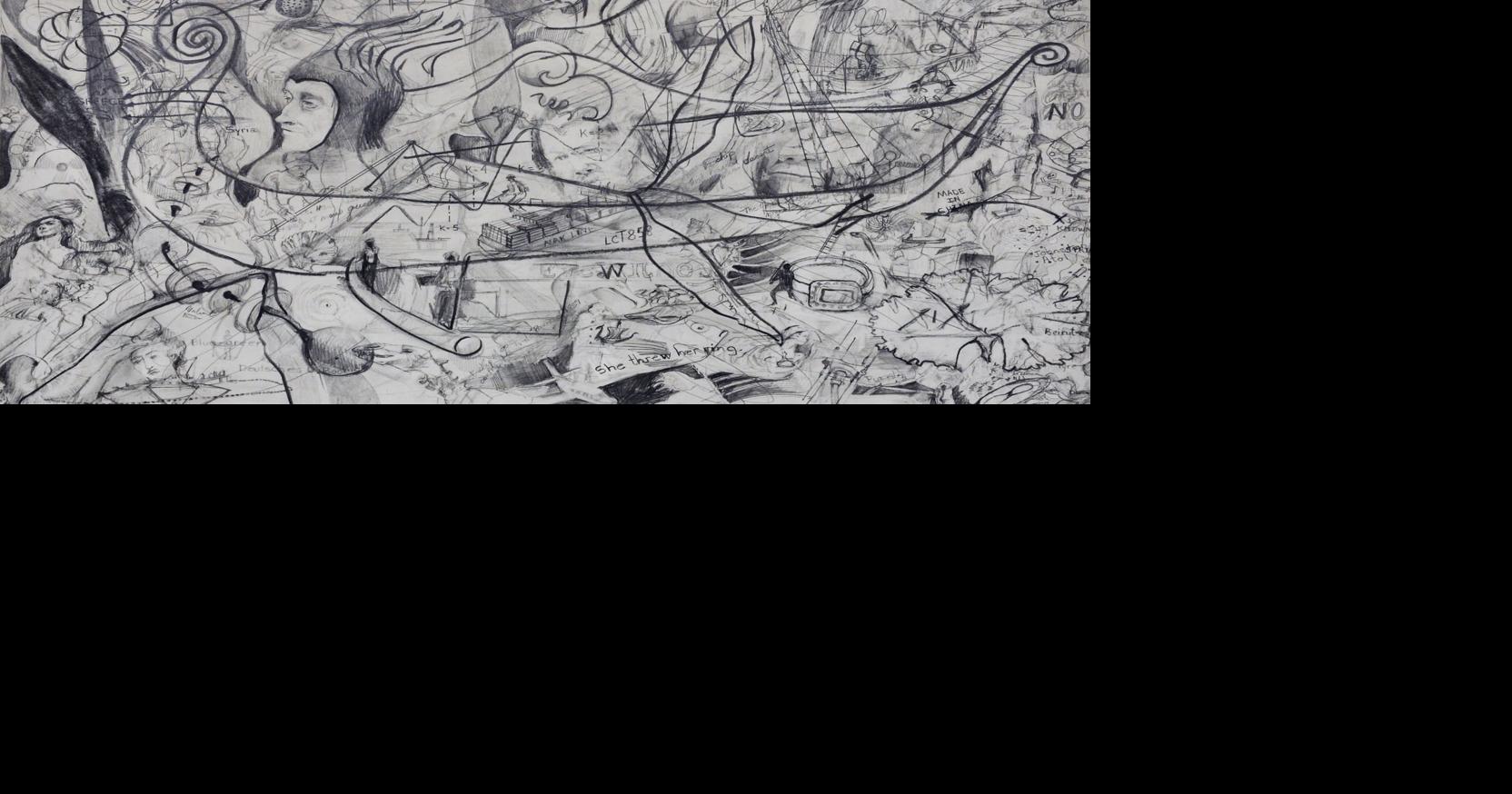 Carolyn Capps’ improvisatory drawings come to Chroma Projects