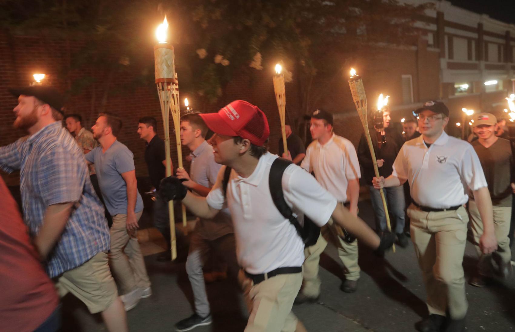 Unite the Right torch rally at University of Virginia | Galleries ...