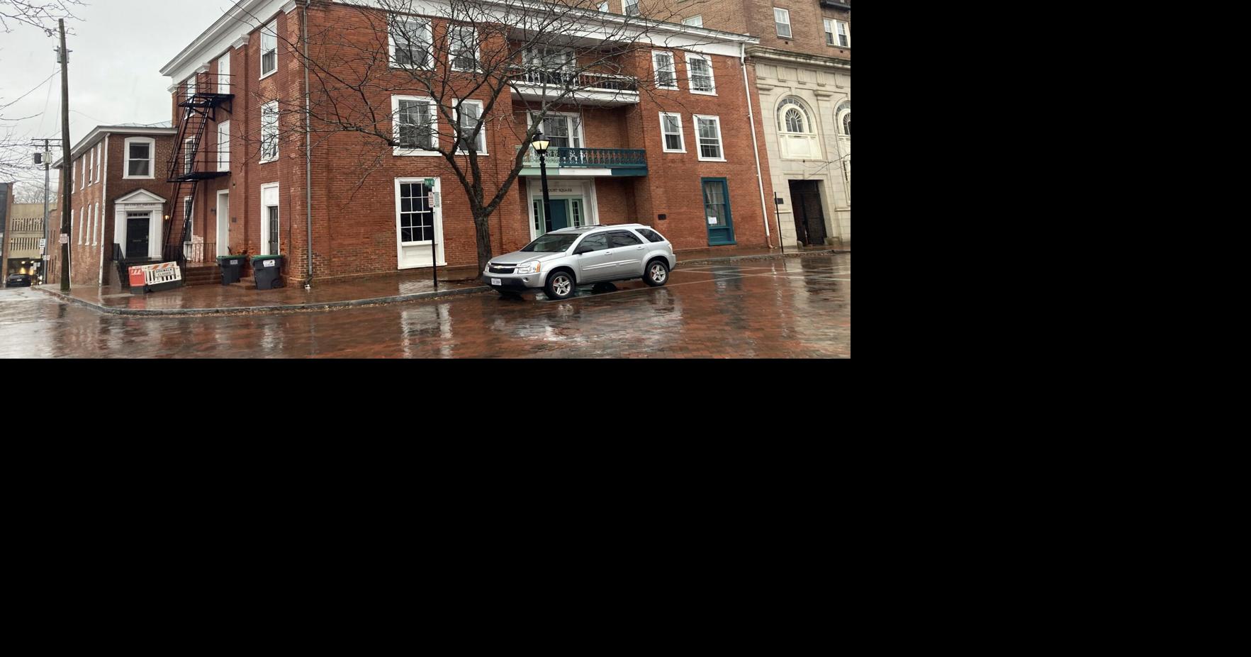 Changing stripes on Court Square - Zebra Carriage Hotel in the works