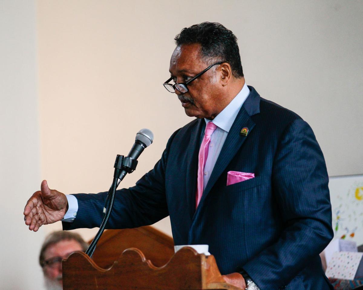 In local sermon, Jesse Jackson puts Heyer in company of Rosa Parks