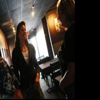 Susan Allen stumps in Waynesboro for her husband