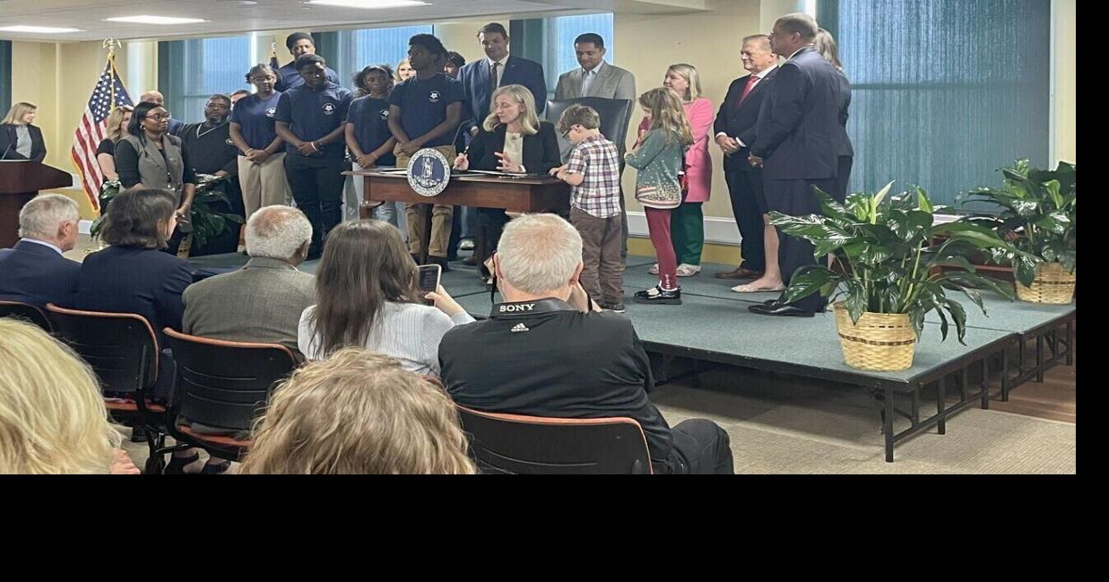 Spanberger spends 100th day in office in Roanoke signing education bills