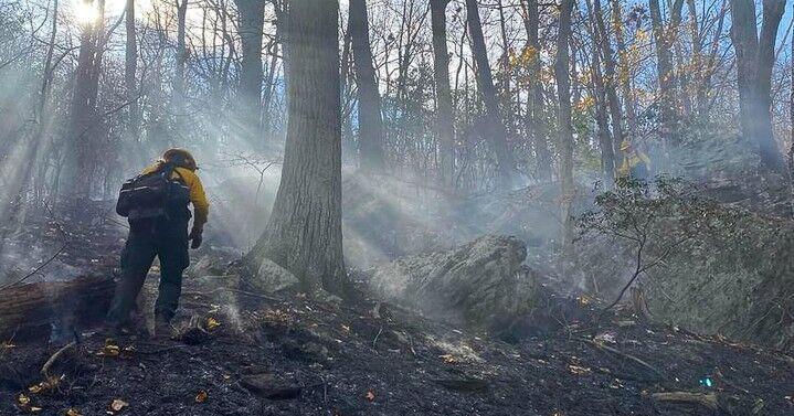 High winds, low humidity hurting firefighting efforts at Quaker Run Fire