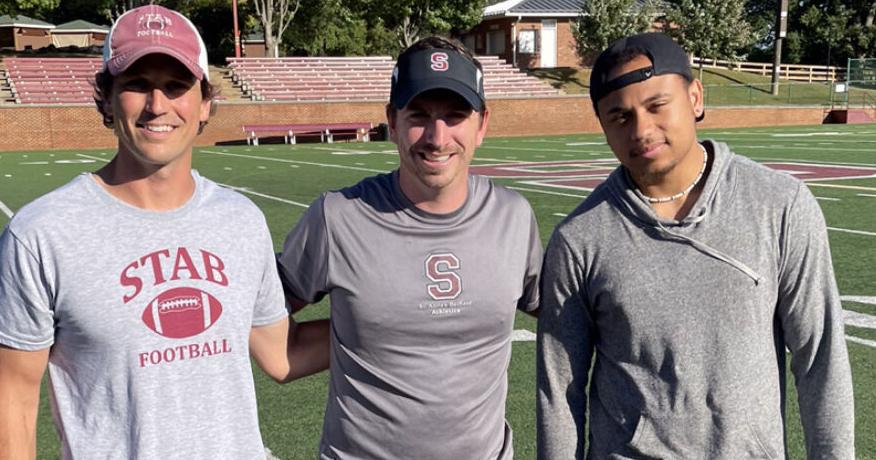 St. Anne's-Belfield football alums return to help new coach Joe Sandoe ...