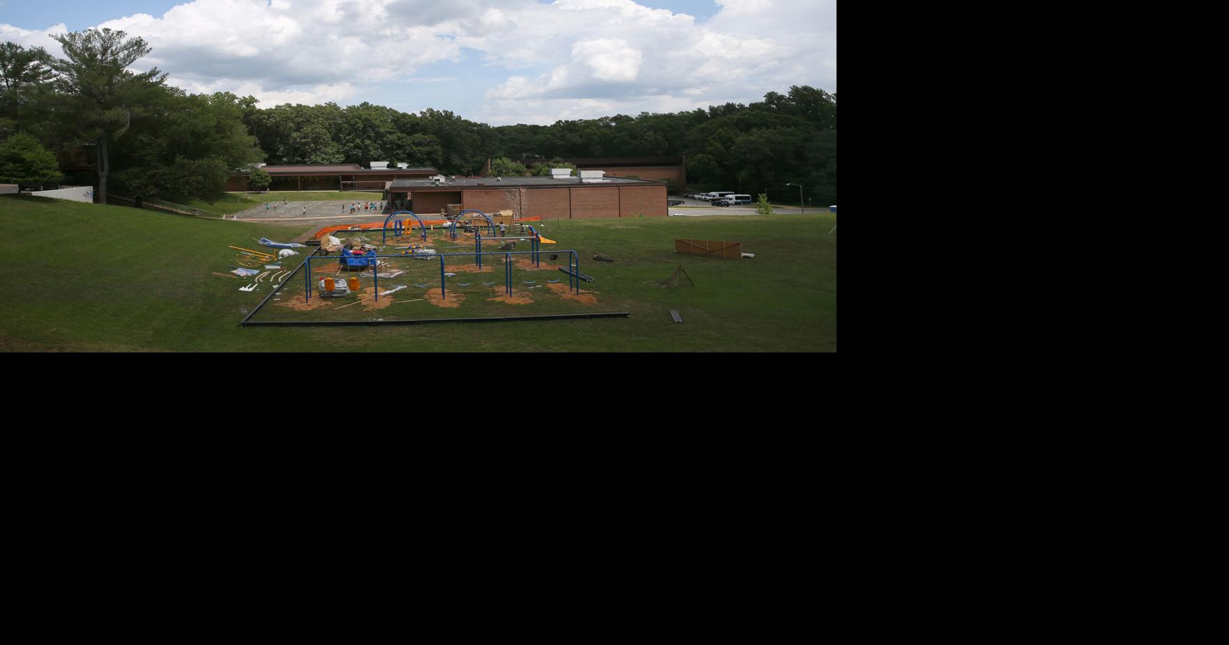 PHOTOS: Playground equipment installed at Walker Upper Elementary