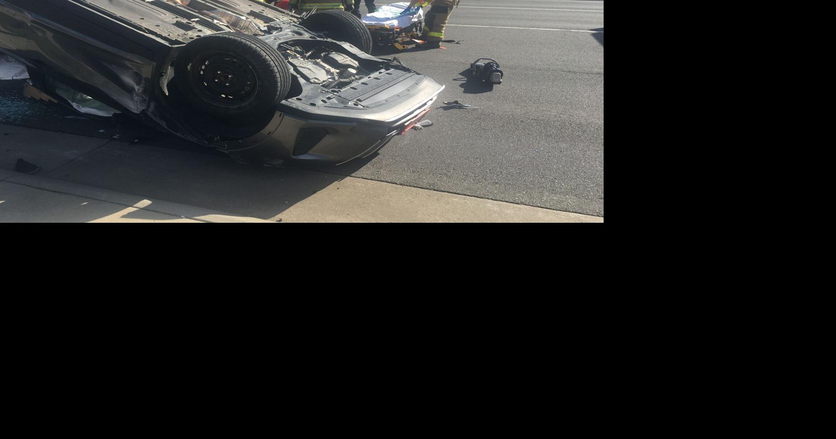 Car crash on US 29 flips vehicle, seriously injures driver