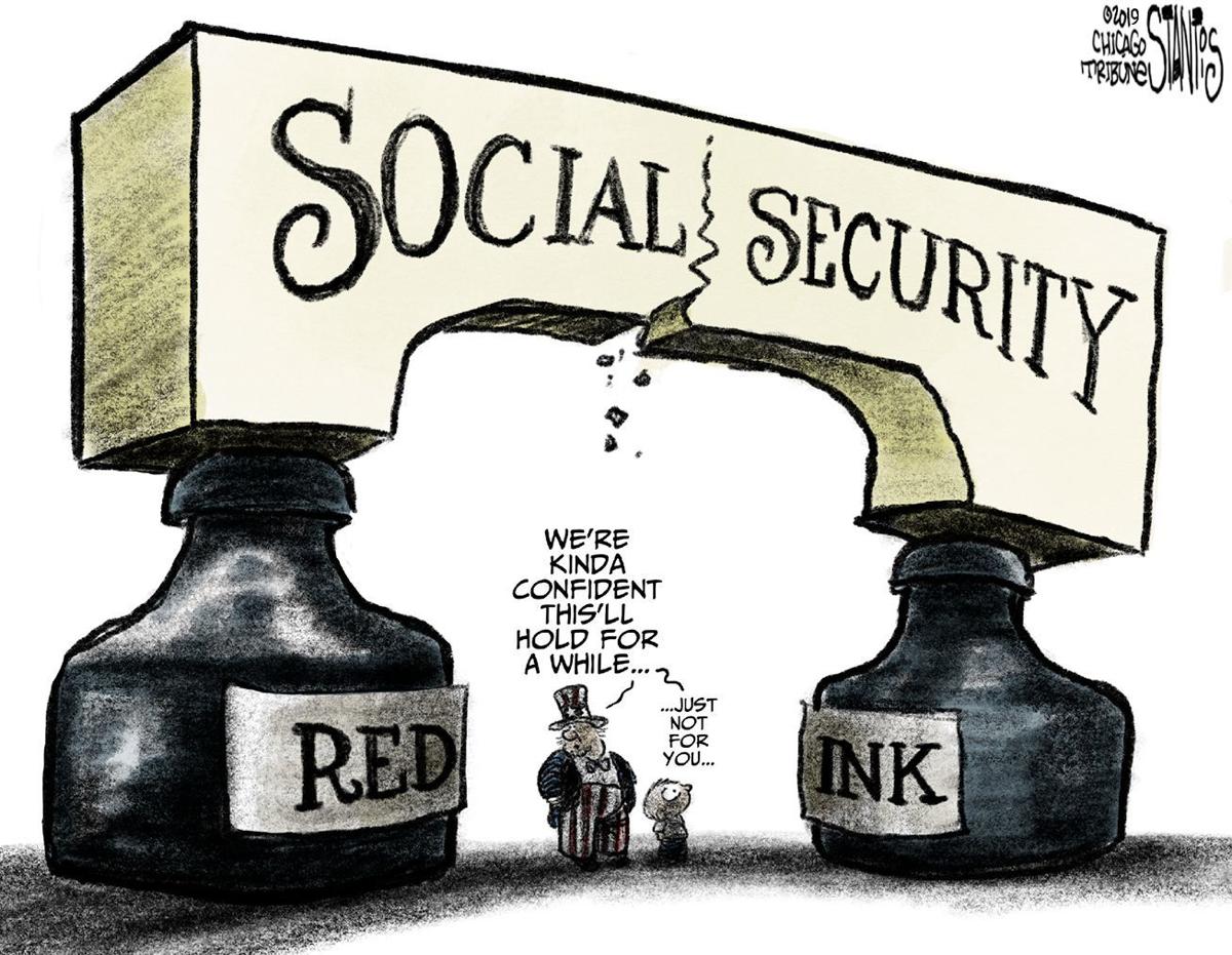 Opinion/Cartoon: Social Security Funding