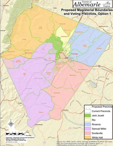 Albemarle supervisors narrow local redistricting maps to one