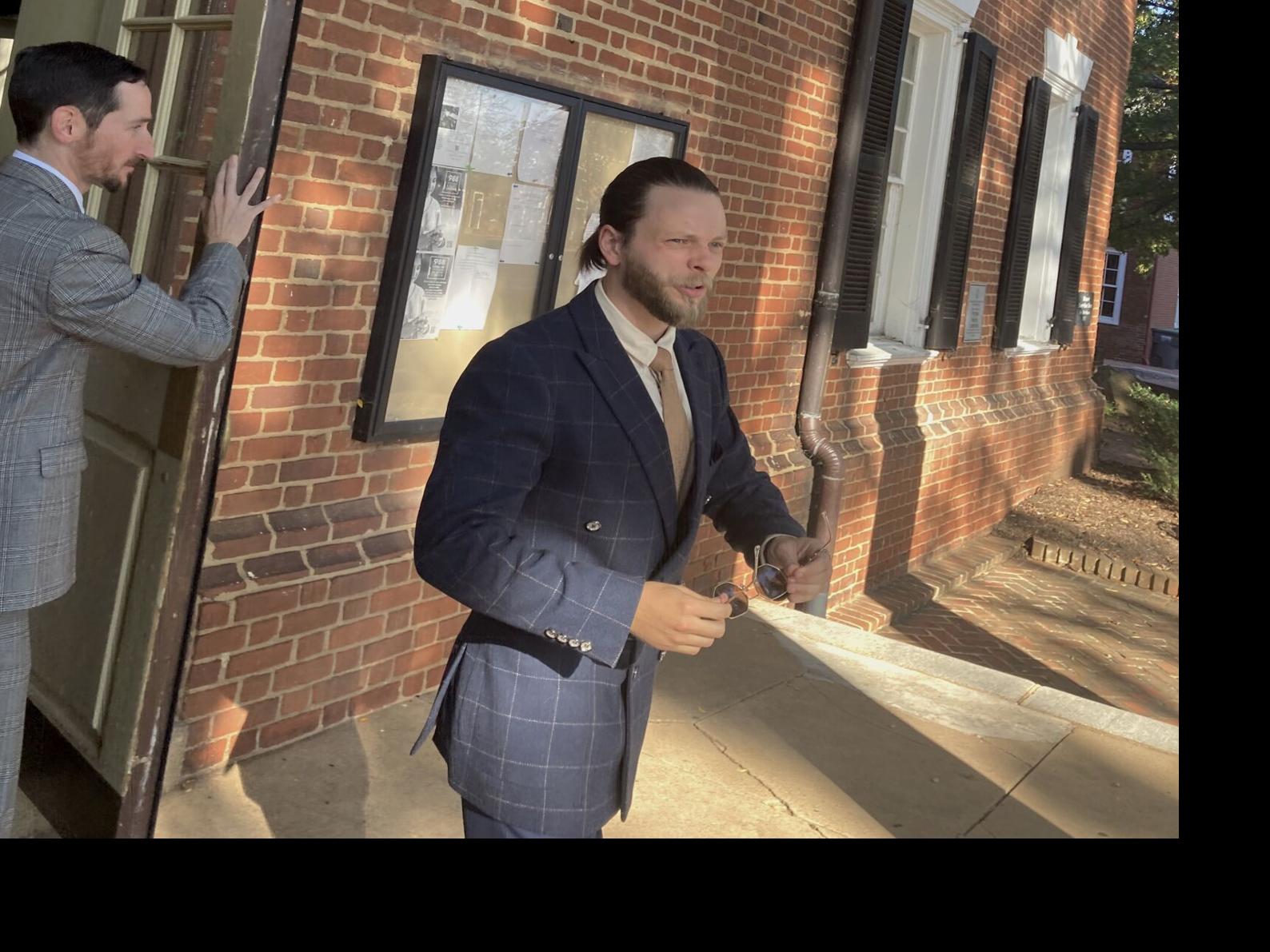 Patriot Front's Rousseau makes no-jail plea in torch charge