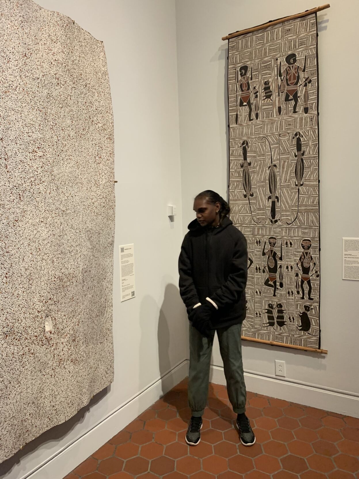 Generations of family stories and songs inform Aboriginal art at Fralin